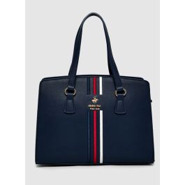 Beverly Hills Polo Club | Logo Detail Zippered Tote Bag | 6TH STREET.COM