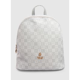 Beverly Hills Polo Club | Logo Patterned Zip Around Backpack | 6TH ...