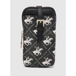 Beverly Hills Polo Club | Logo Patterned Phone Crossbody Bag | 6TH ...